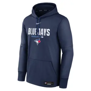 Nike Toronto Jays Authentic Collection Therma Mlb Pullover Hoodie - Blue