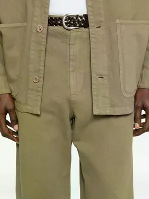 A.p.c. Buttoned Straight Trousers