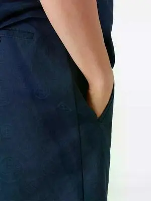 Casablanca Pattern-detail Shorts - Grey