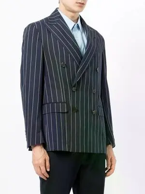 Polo Ralph Lauren Pinstriped Double-breasted Blazer