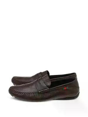 Gucci Gg Canvas Slip-on Loafers