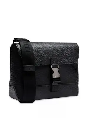LANCEL Milo Buckle Messenger Bag - Black