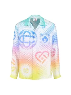 Casablanca Shirt "halftone Logo - Multi