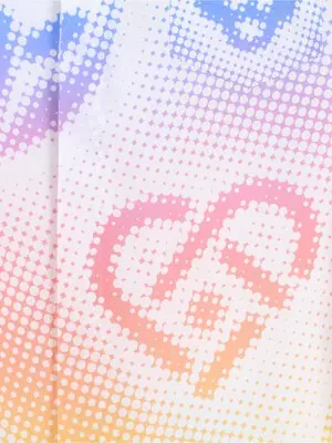 Casablanca Shirt "halftone Logo - Multi
