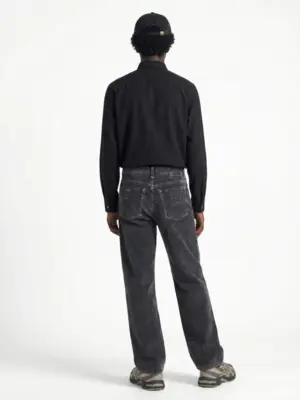 LARDINI Tencel And Linen Shirt - Black