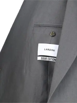 LARDINI Double-breasted Linen Suit