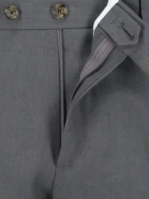 LARDINI Double-breasted Linen Suit