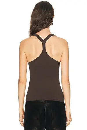Brandon Maxwell Raven Knit Tank Top
