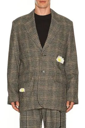 SONG FOR THE MUTE Flower Square Blazer