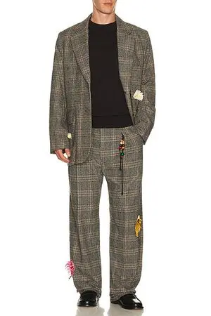 SONG FOR THE MUTE Flower Square Blazer