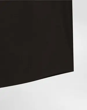 Dolce & Gabbana Stretch Poplin Martini Shirt - Black