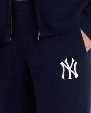 SPORTY & RICH Heritage Yankees Cashmere Trousers