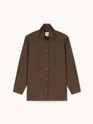 GWYN Flynn Button-down Shirt - Ash Brown
