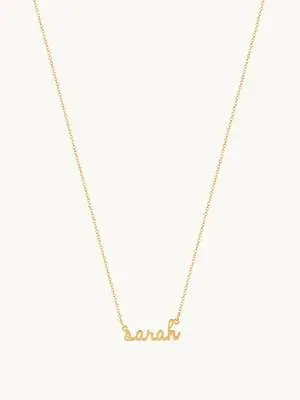 Sarah Chloe Ava Mini Name Necklace