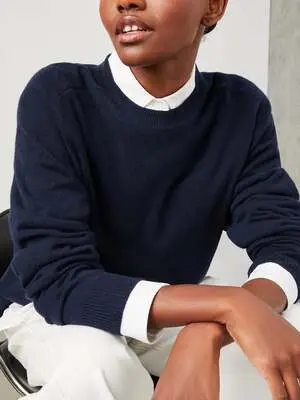 GWYN Oversized Cashmere Crewneck