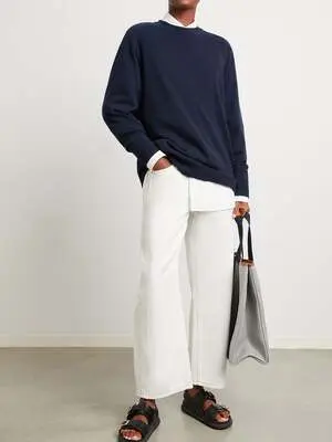 GWYN Oversized Cashmere Crewneck