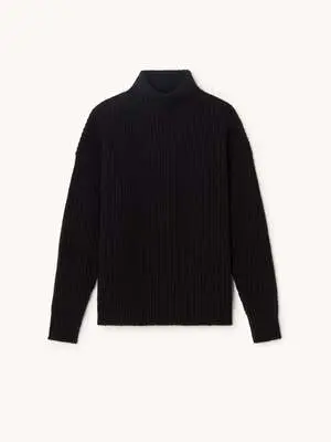 GWYN Turtleneck Virgin Wool-cashmere Sweater
