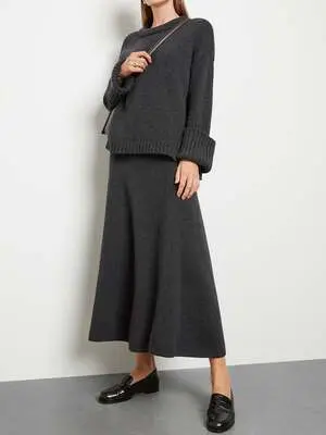 GWYN Knit A-line Skirt