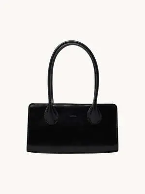 Lié Studio The Lou Bag - Black Patent Leather