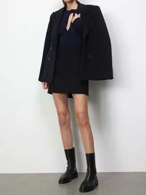 GWYN Button Detailed Cardigan - Navy