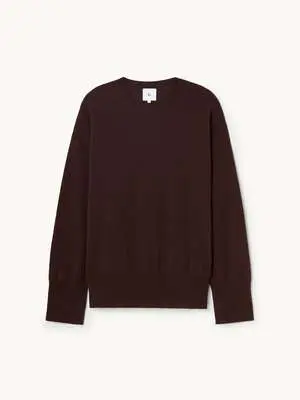 GWYN Jules Cashmere Sweater - Ash Brown