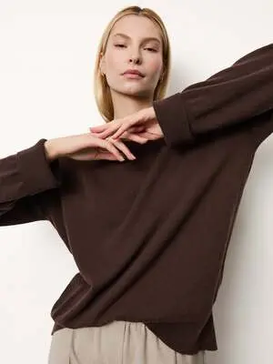 GWYN Jules Cashmere Sweater - Ash Brown