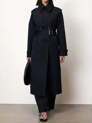 GWYN Diane Trench Coat - Black