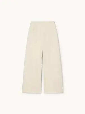 GWYN Jackie Wide-leg Pant - Vanilla