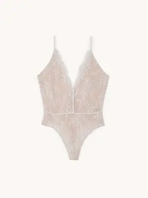 GWYN Lace Bodysuit - Ivory