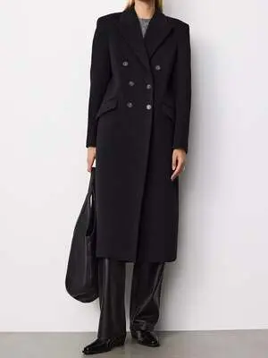 GWYN Exaggerated Double-breasted Overcoat