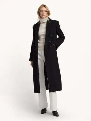 GWYN Exaggerated Double-breasted Overcoat