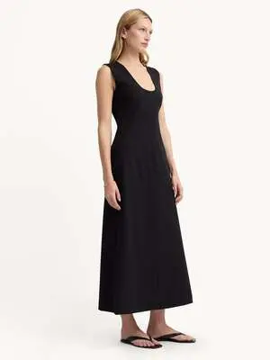 GWYN Merritt A-line Dress - Navy