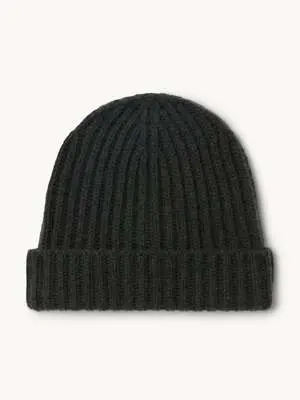 GWYN Ribbed Beanie Forest