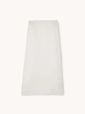 GWYN Orchard Silk A-line Skirt - Ivory