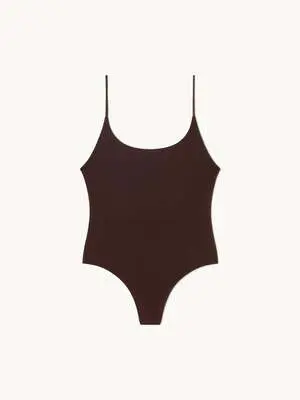 GWYN Camisole Bodysuit - Brown