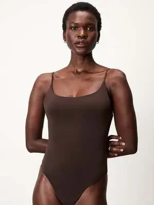 GWYN Camisole Bodysuit - Brown