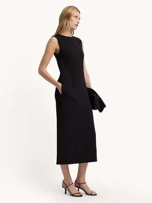 GWYN Sleeveless Midi Dress