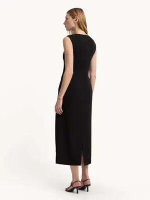 GWYN Sleeveless Midi Dress