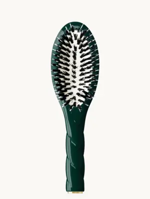 LA BONNE BROSSE N.02 The Small Care And Detangling Hairbrush - Emerald Green