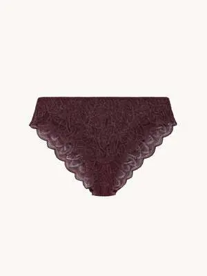 ELSE LINGERIE Dahlia Brief - Cherry Lacquer