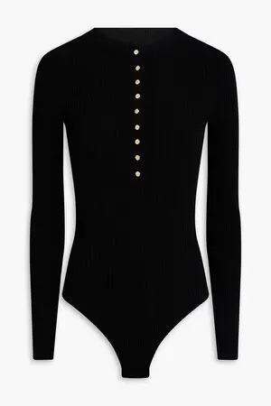 Sandro Ribbed-knit Bodysuit