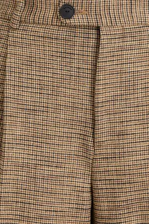 Sandro Houndstooth Tweed Straight-leg Pants