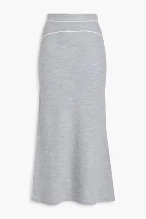 Sandro Wool Maxi Skirt
