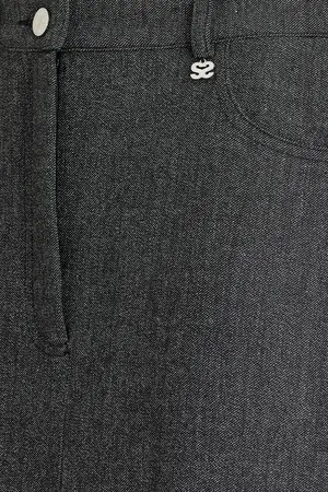 Sandro Twill Midi Skirt