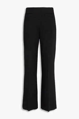 Sandro Bouclé-tweed Wide-leg Pants