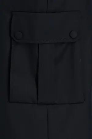 Sandro Twill Midi Skirt