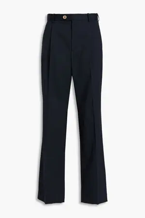 Sandro Twill Wide-leg Pants