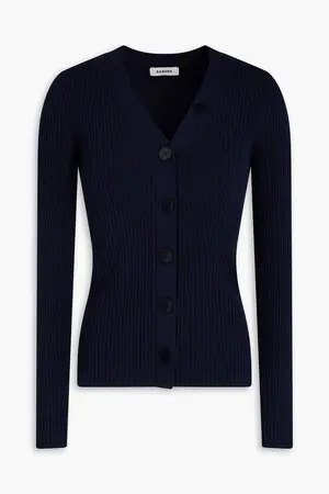 Sandro Ribbed-knit Cardigan