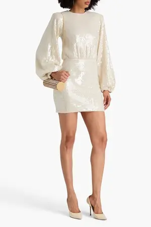 Remain Birger Christensen Sequined Mesh Mini Dress