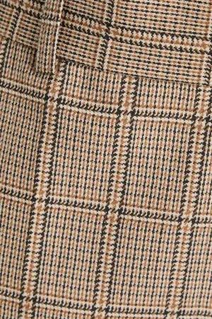TOTEME Houndstooth Wool-tweed Wide-leg Pants